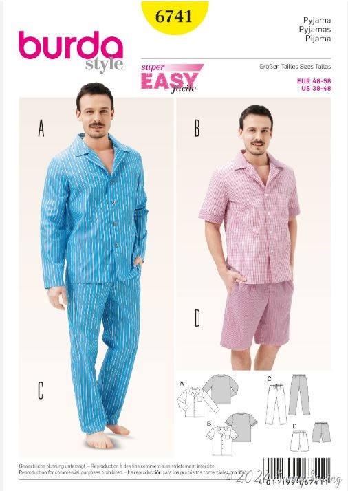 Pattern Battle: Burda 6741 vs. Simplicity 1021 Pajama Shorts for the ...